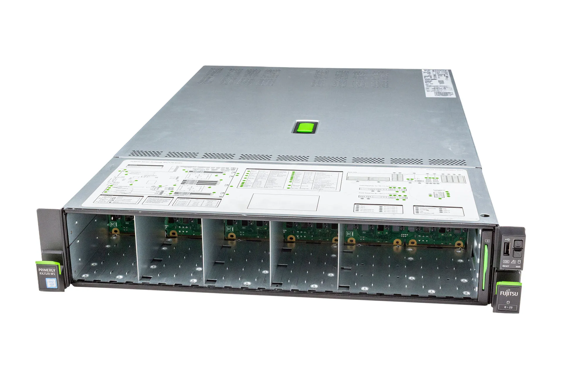 FUJITSU Primergy RX2520 M5 Server, 2x Silver 4208, 24x SFF