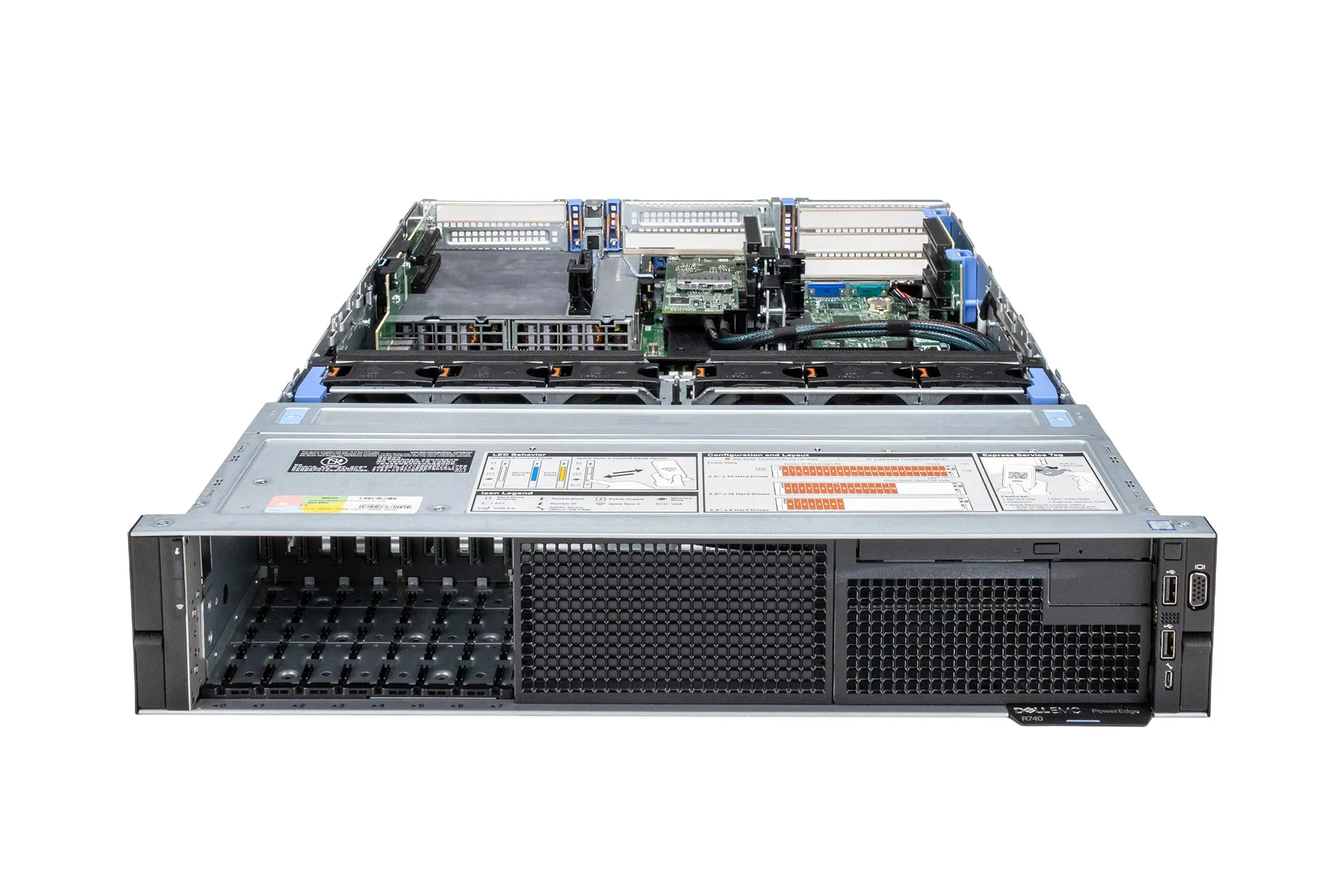 DELL PowerEdge R740 Server, 2x Silver 4215, 32GB RAM
