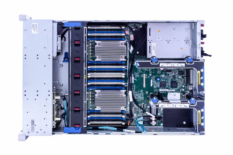 HPE ProLiant DL380 Gen9 rack server, 2x Intel Xeon E5-2680v3 12-Core